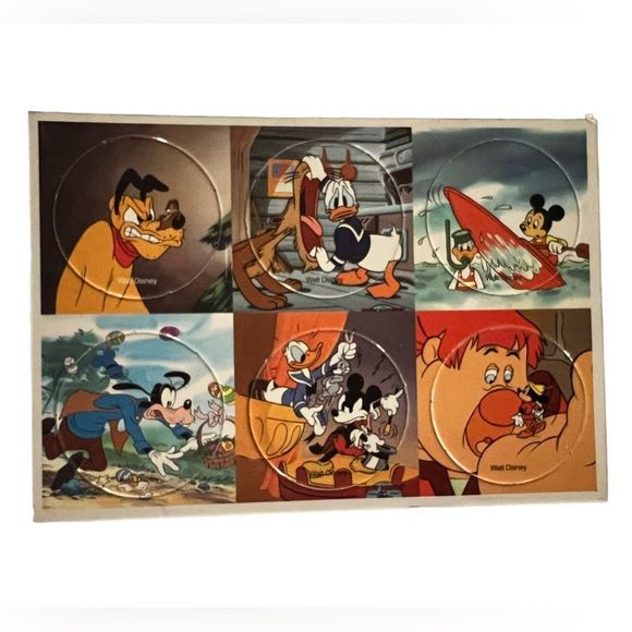 Disney | Other | Disney Pog Sheetuncutpluto Daffy Duck Mickey Mouse ...